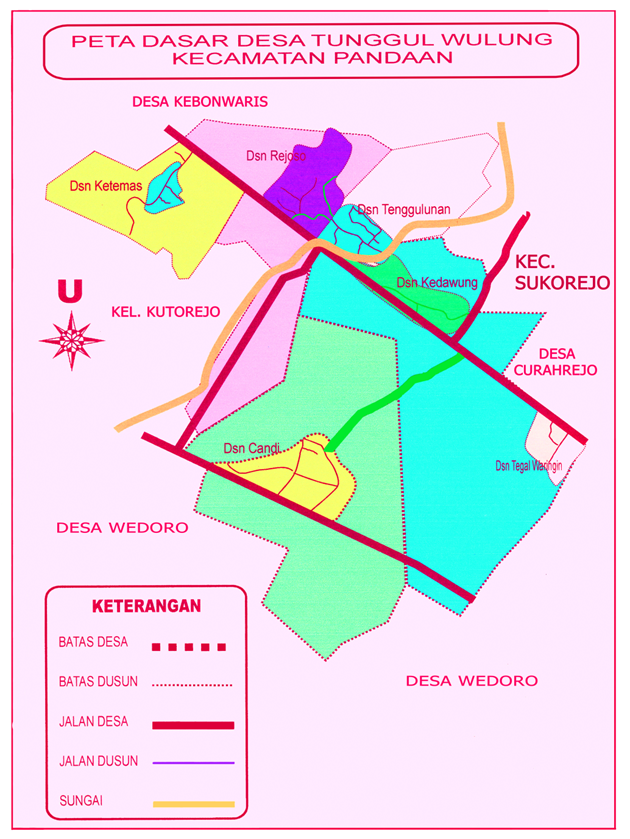 Wilayah Desa - Desa Tunggulwulung